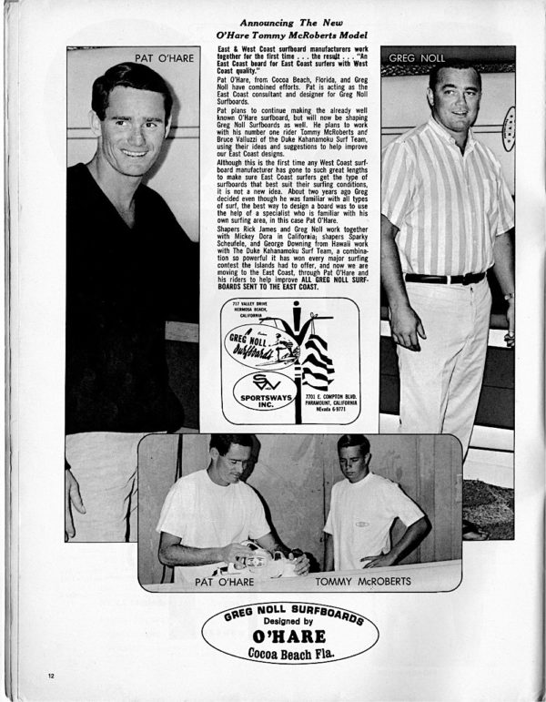 Patrick O’Hare* – East Coast Surfing Hall of Fame