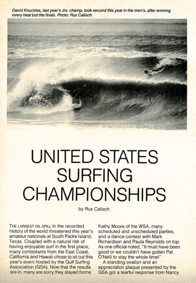 David Nuckles – East Coast Surfing Hall of Fame