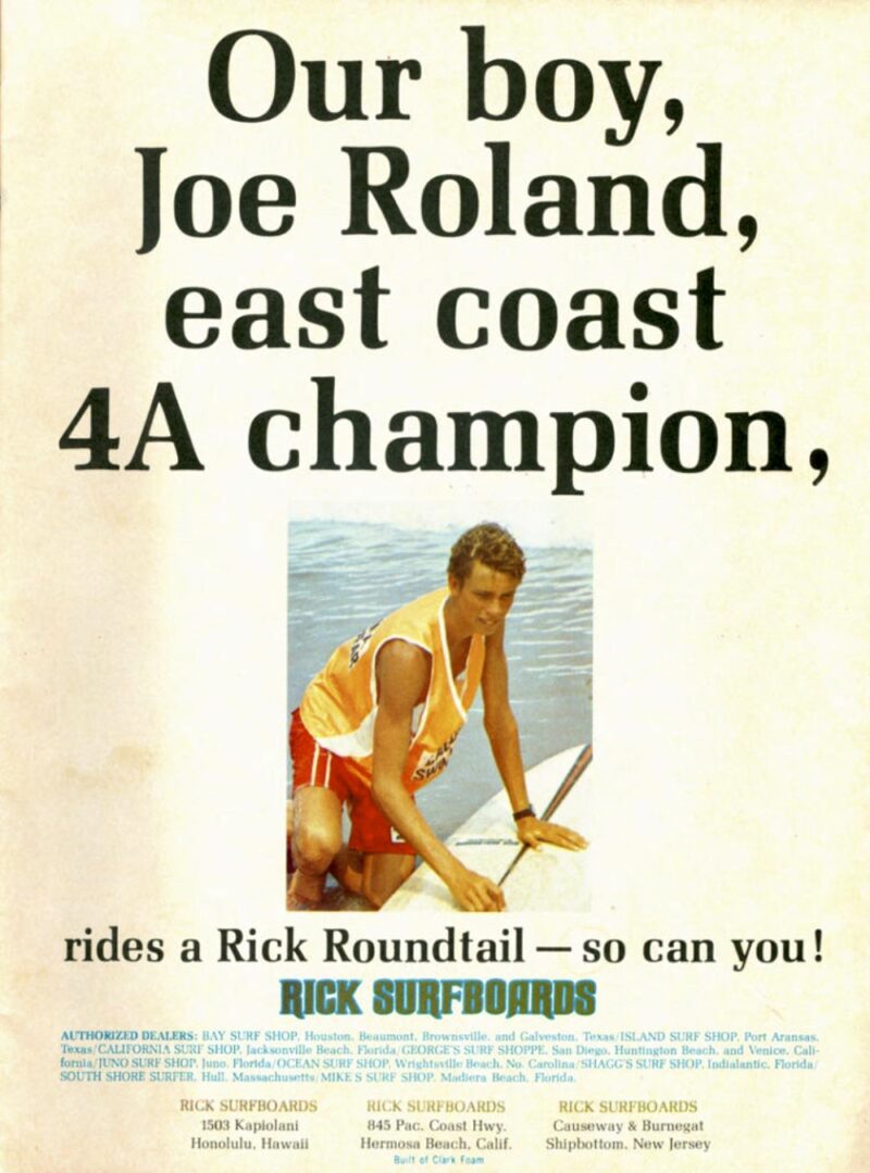Joe Roland – East Coast Surfing Hall of Fame